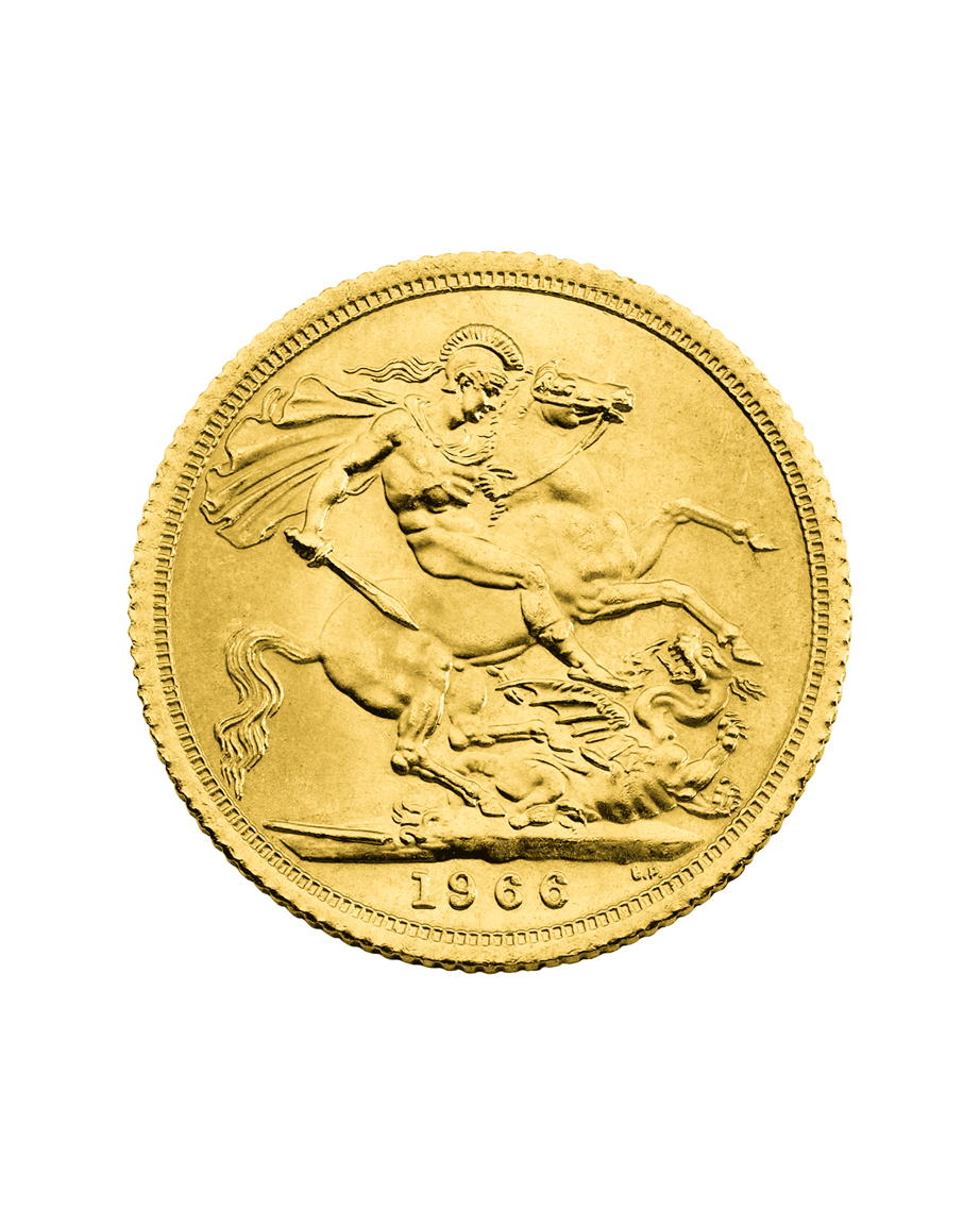 Queen Elizabeth II Predecimal Gold Sovereign