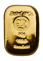 50g Gold Cast Bar