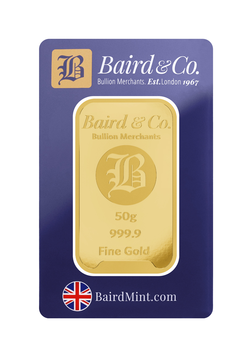 50g Gold Minted Bar