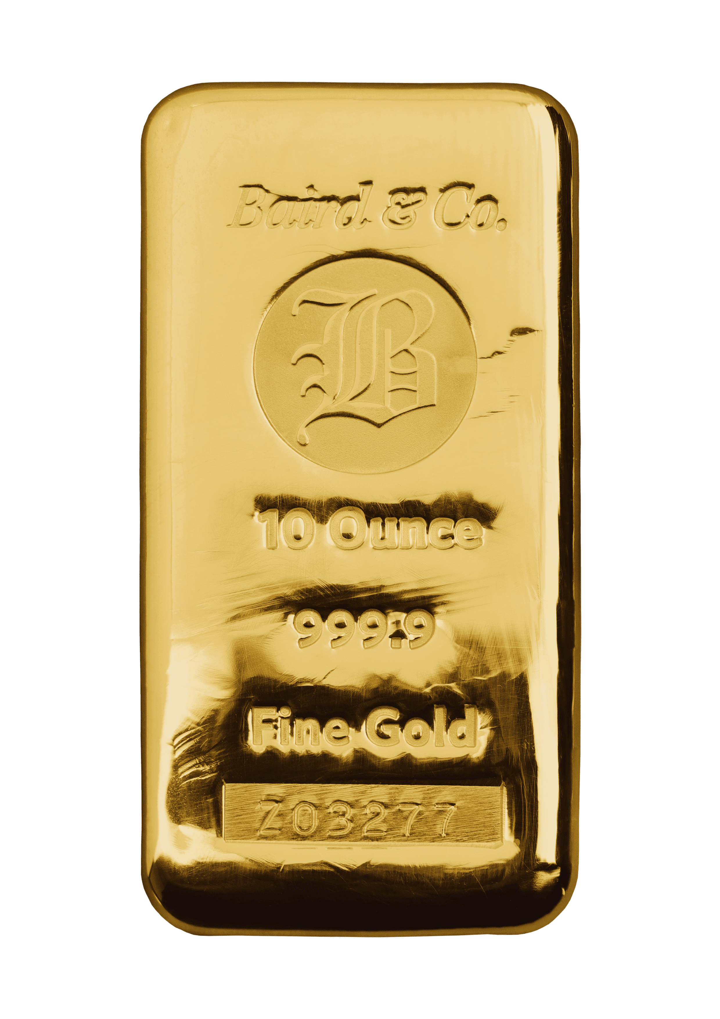 10 oz Gold Cast Bar
