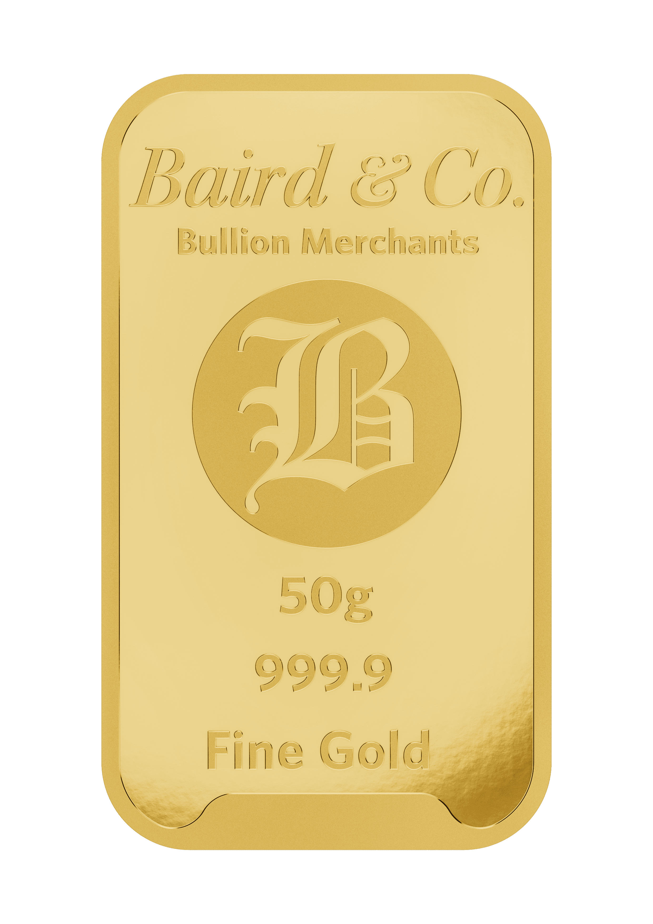 50g Gold Minted Bar