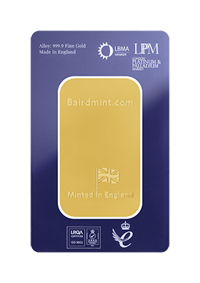 50g Gold Minted Bar