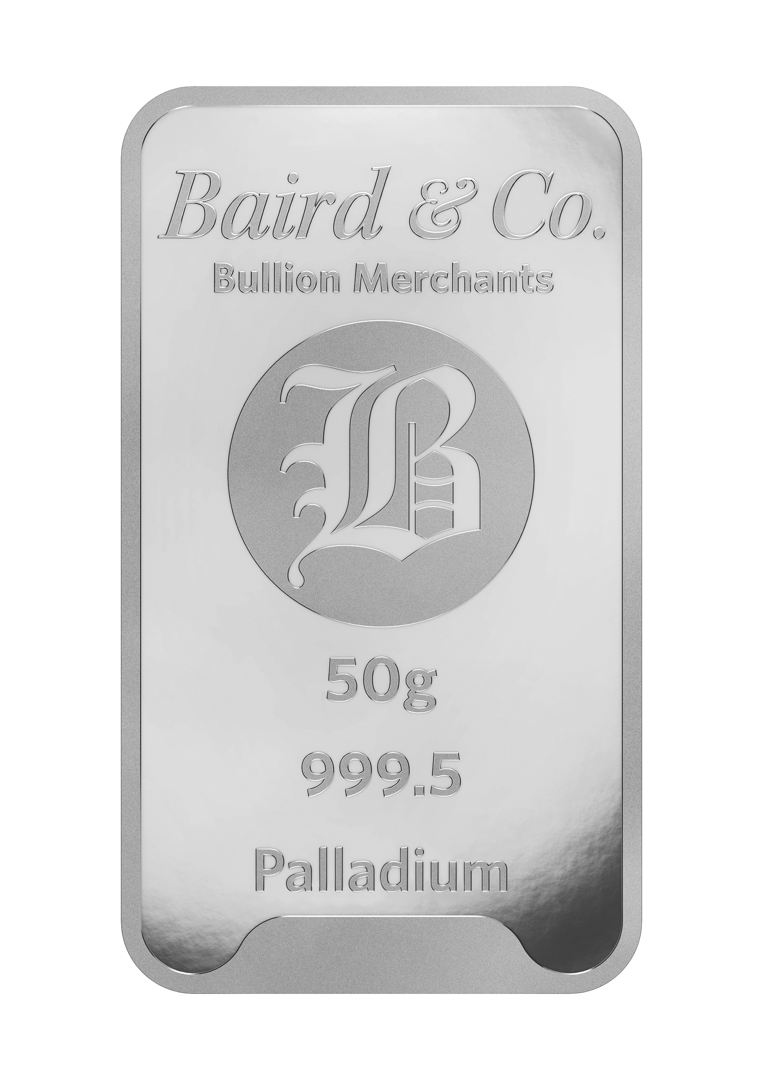 50g Palladium Minted Bar